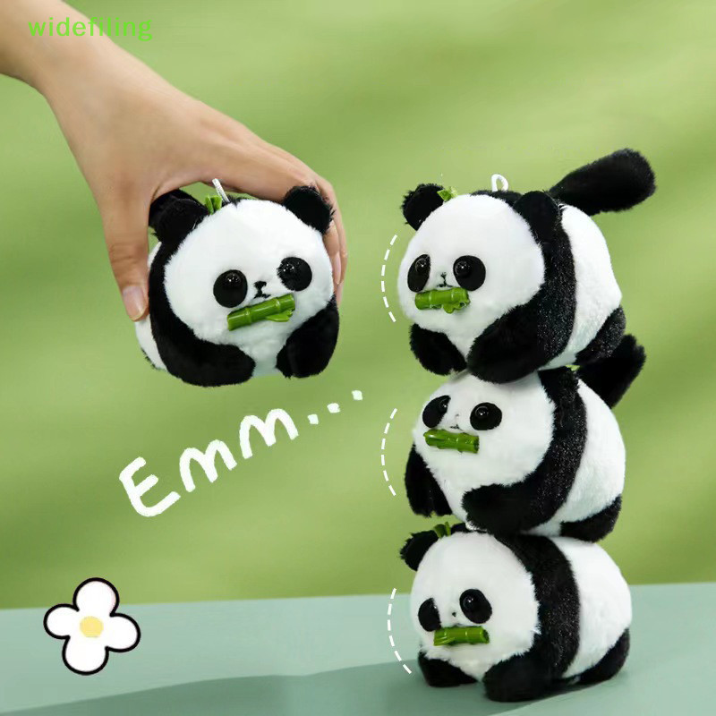 widefiling 1Pcs Plush Panda Doll Pendant Toy Pull Rope Tail Movable ...