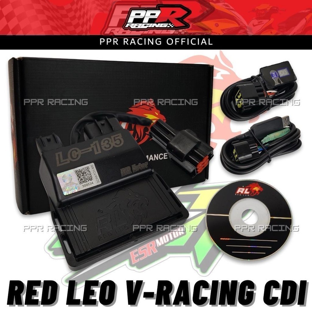 100% ORIGINAL RED LEO V-RACING CDI 16 MAP 8 MODE LC135 V1-V7 125Z 125ZR ...