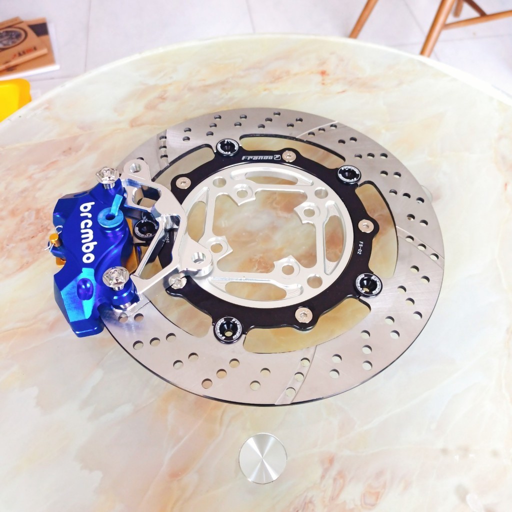 (Combo Sirius /Jupiter) 2Pis Monolithic CNC Pig Symmetrical Bremb ...