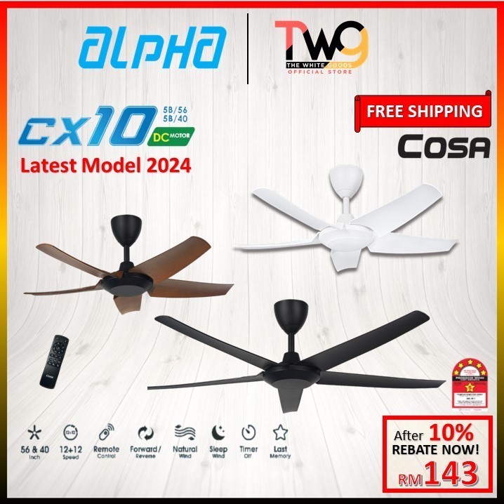 Alpha New Model 2024 CX10 5B 56/40 Remote Control 12 Speeds With DC ...