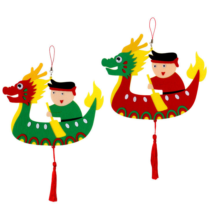 2 Style Dragon Boat Festival Material Pack Children's Handmade Creative ...