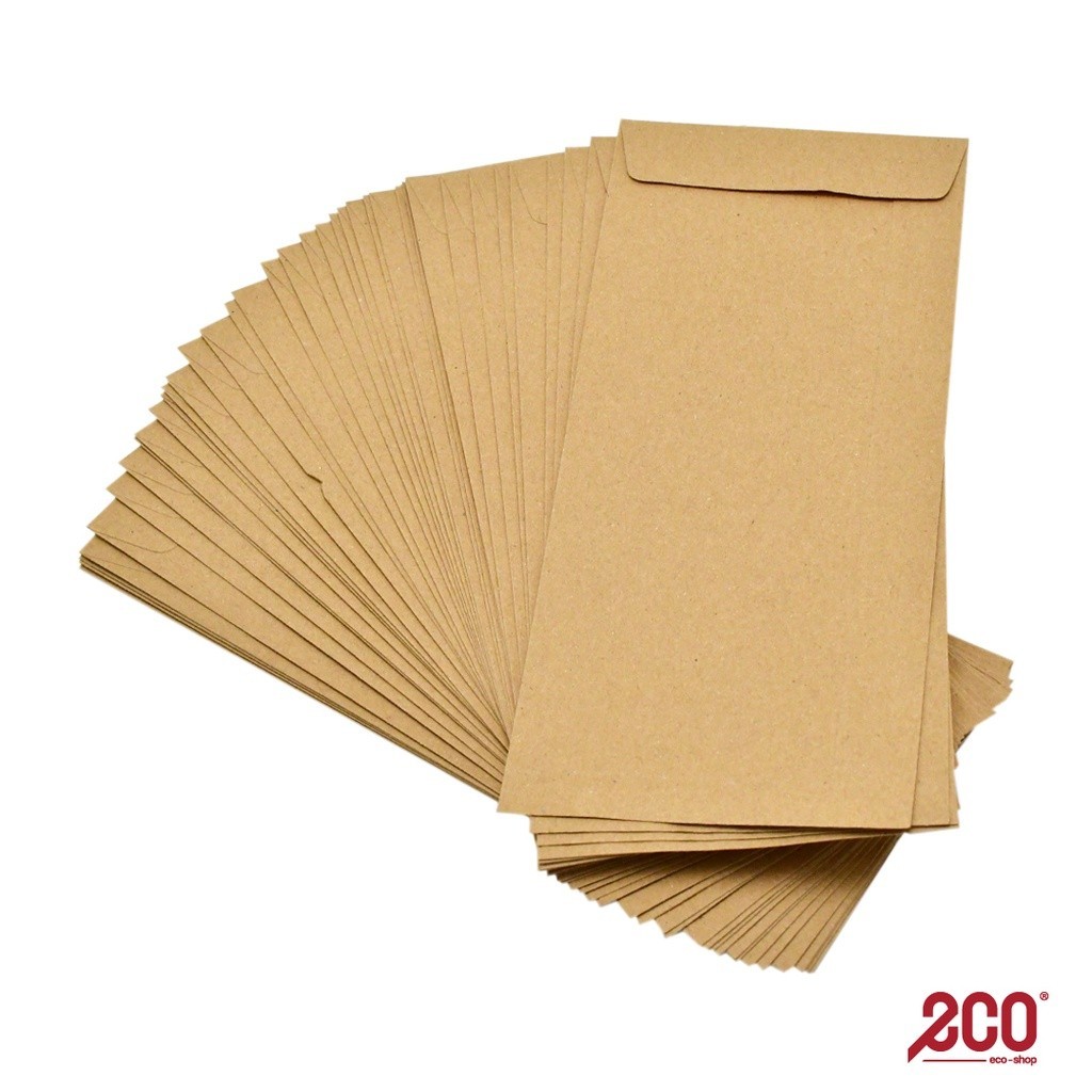 Eco Shop Brown Envelope 4 Inch X 9 Inch (40 sheets/pack) - AE-L008-T04 ...