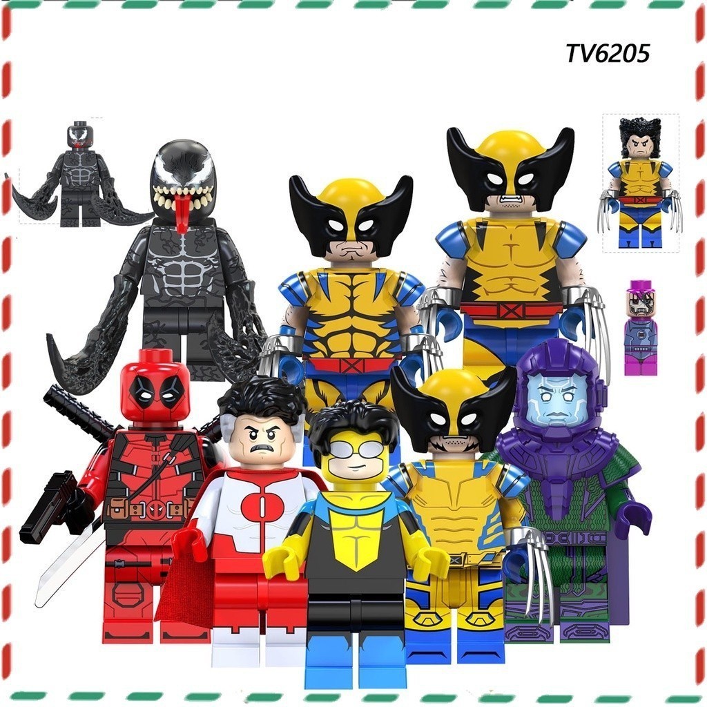 Toys For Children Wolverine Deadpool Model Toy minifigure | Shopee Malaysia