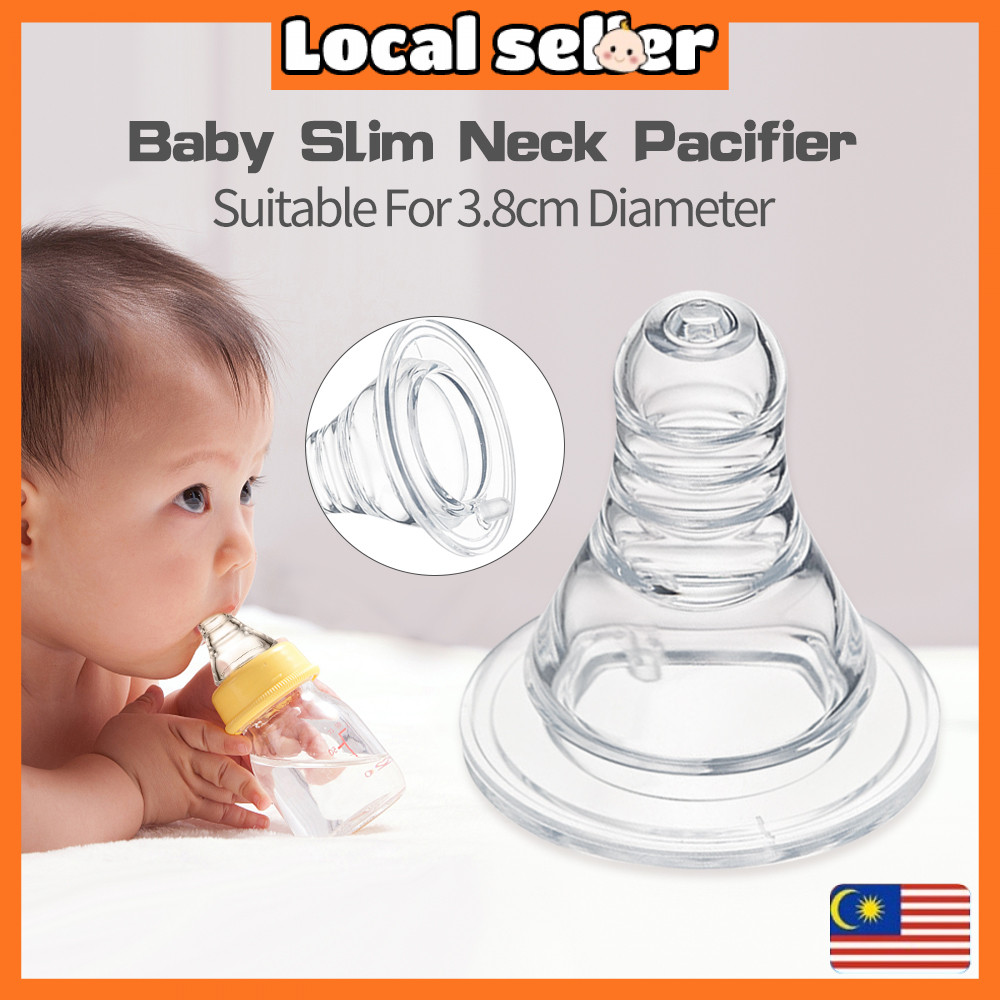 Aikoky Standard Neck 3.8cm Puting Susu Soft Teat Feeding Nipple for Botol Pacifier Newborn BPA ...
