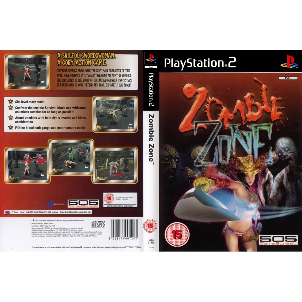 （PS2 Games CD DVD）PS2 Zombie Zone (CD Game) | Shopee Malaysia