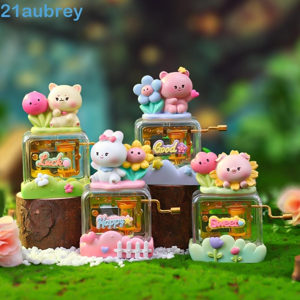 AUBREY1 Kuromi Music Box, Hand-cranked Cartoon Characters Anime ...