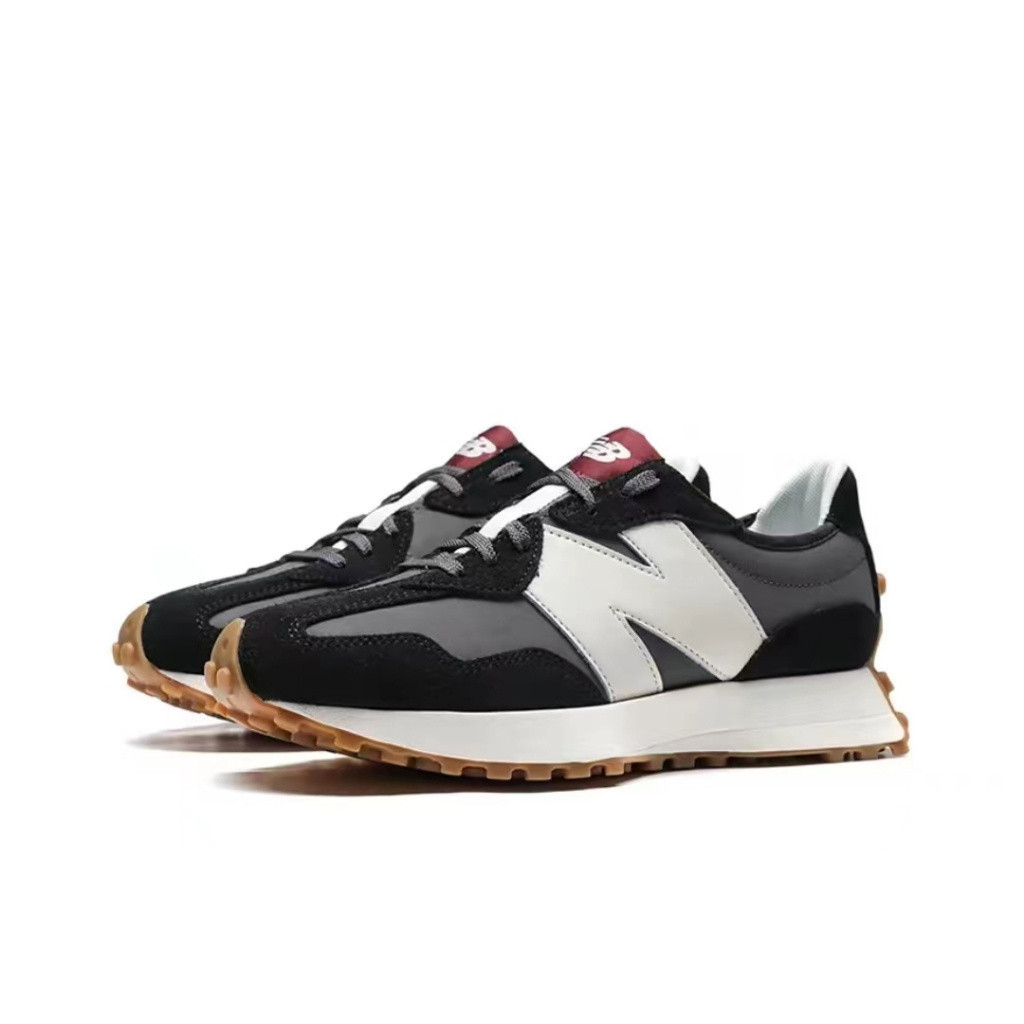 New Balance NB 327 Running Shoe Unisex Black Grey | Shopee Malaysia