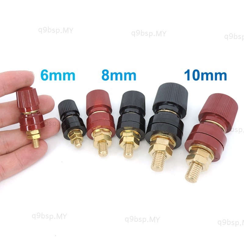 6mm 8mm 10mm Brass Stud Premium Remote Battery Power Junction Post Connector Replacement ...