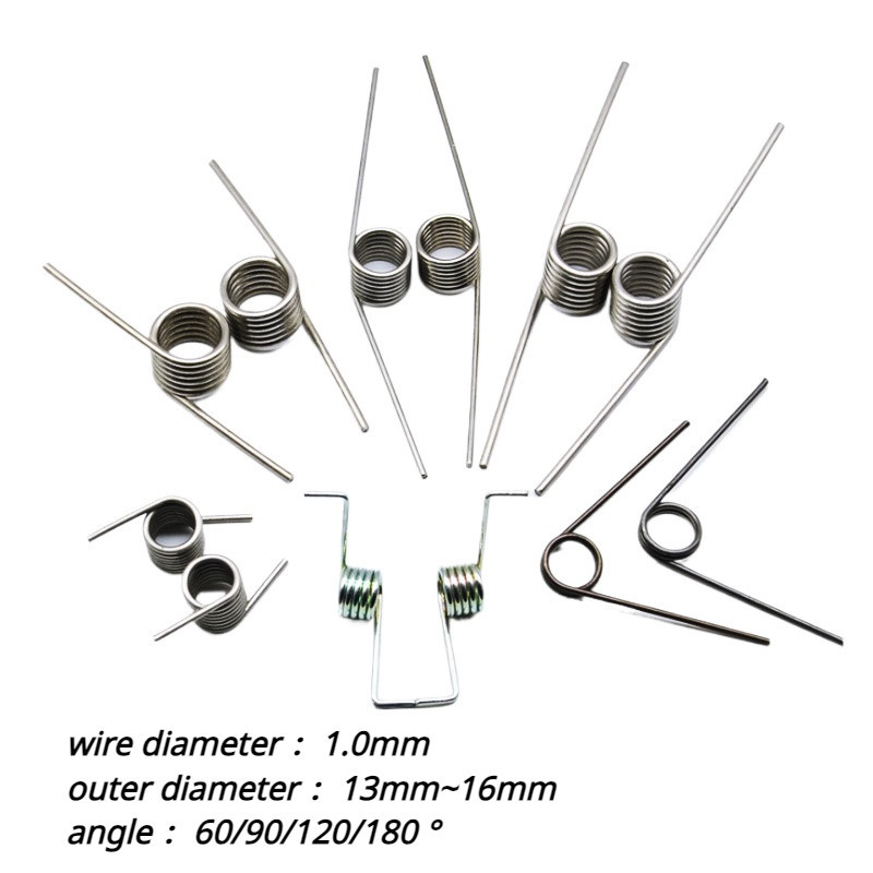 【YMH】2pcs Torsion spring（ wire diameter 1.0mm, outer diameter 13mm~16mm ...