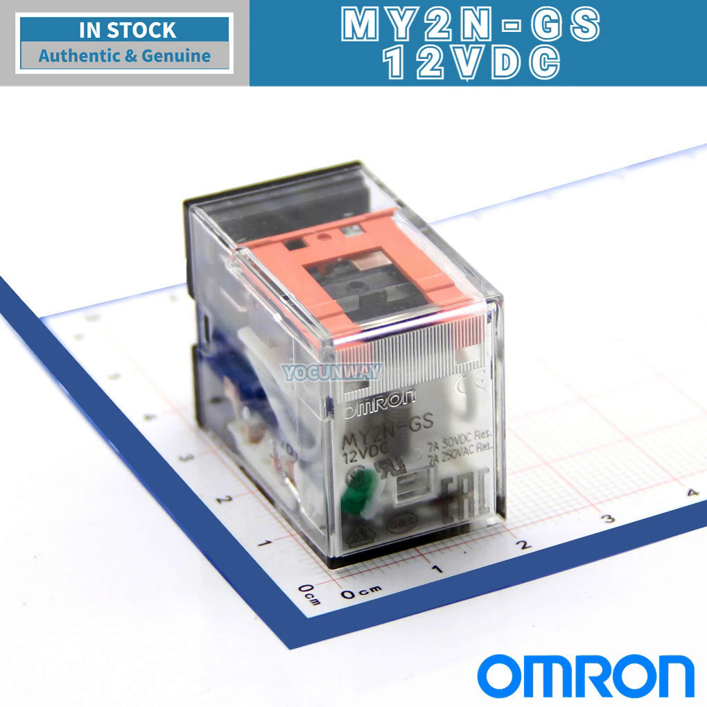 New Authentic Original Japan OMRON General-purpose Relay MY2N-GS MY4N-GS AC/DC12 24V 48V 110V ...
