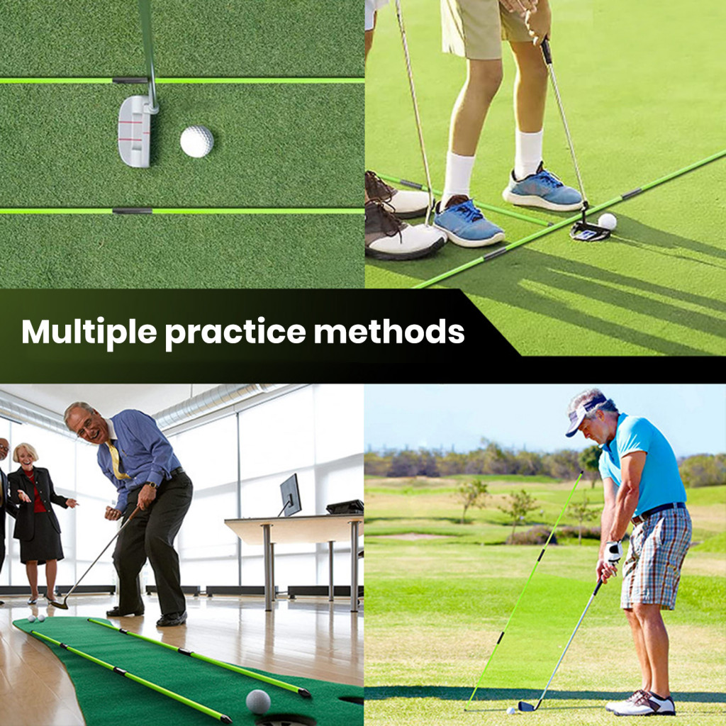 Golf Swing Corrector Golf Alignment Stick Improve Your Golf Swing with ...