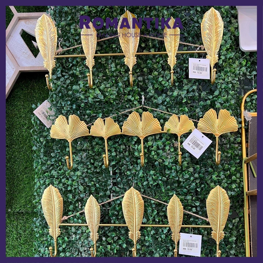 Romantikaa Key Rack entrance Wall Decoration wall hanger Row Hanger 5 ...