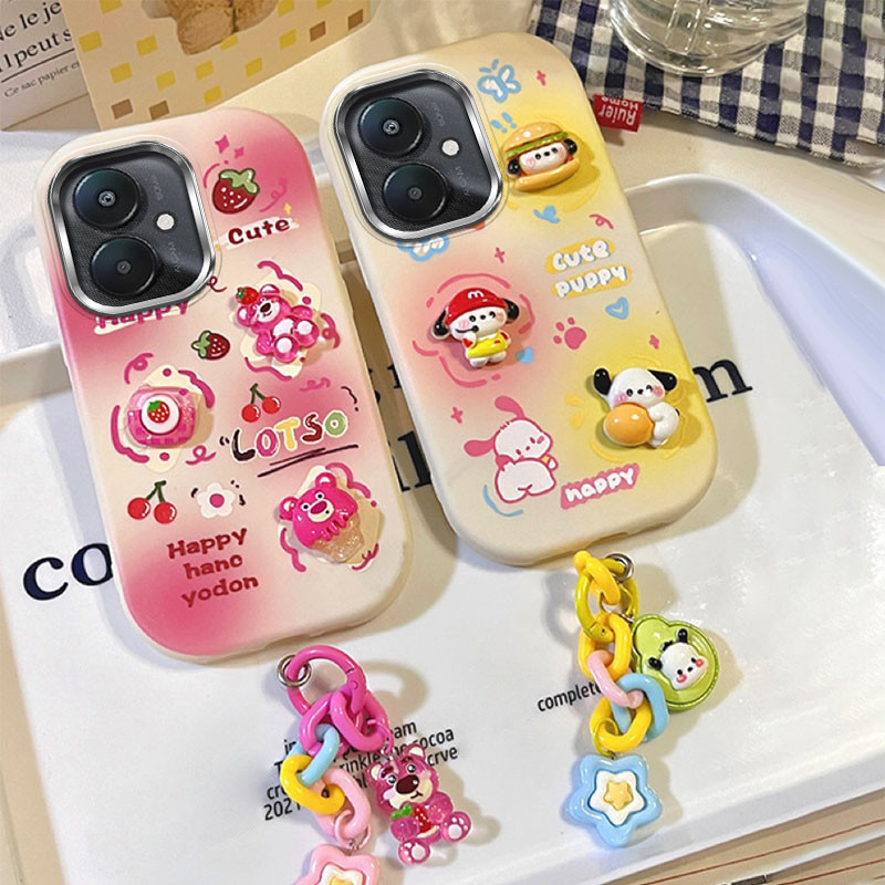 Casing redmi 13c 5g Cute doll electroplated phone case for redmi 13c 5g ...