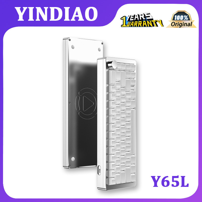 YinDiao Y65L Wired Keyboard Aluminum Tuo Tuo Custom Mechanical Keyboard ...