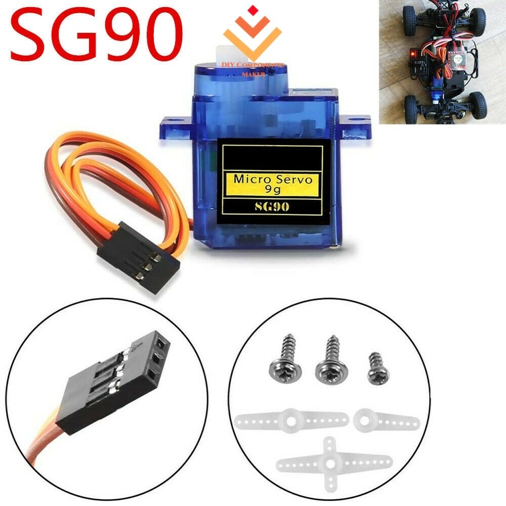 SG90 9G New Mini Micro Servo Motor RC Robot Helicopter Airplane Control ...