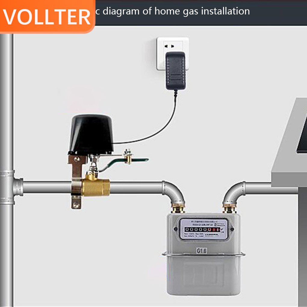 Water Valve Wireless Control WiFi Linkage Timed US Switch Tuya Valve ...