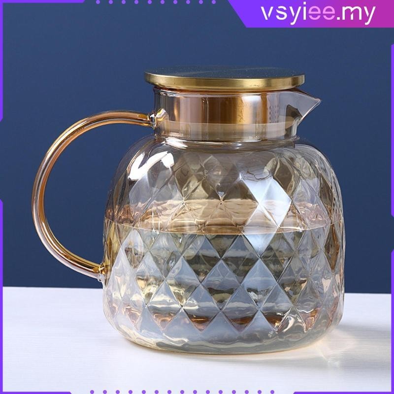 [2-Day Delivery] Iced Tea Pitcher Juice Container Tea Pot Kettle ...