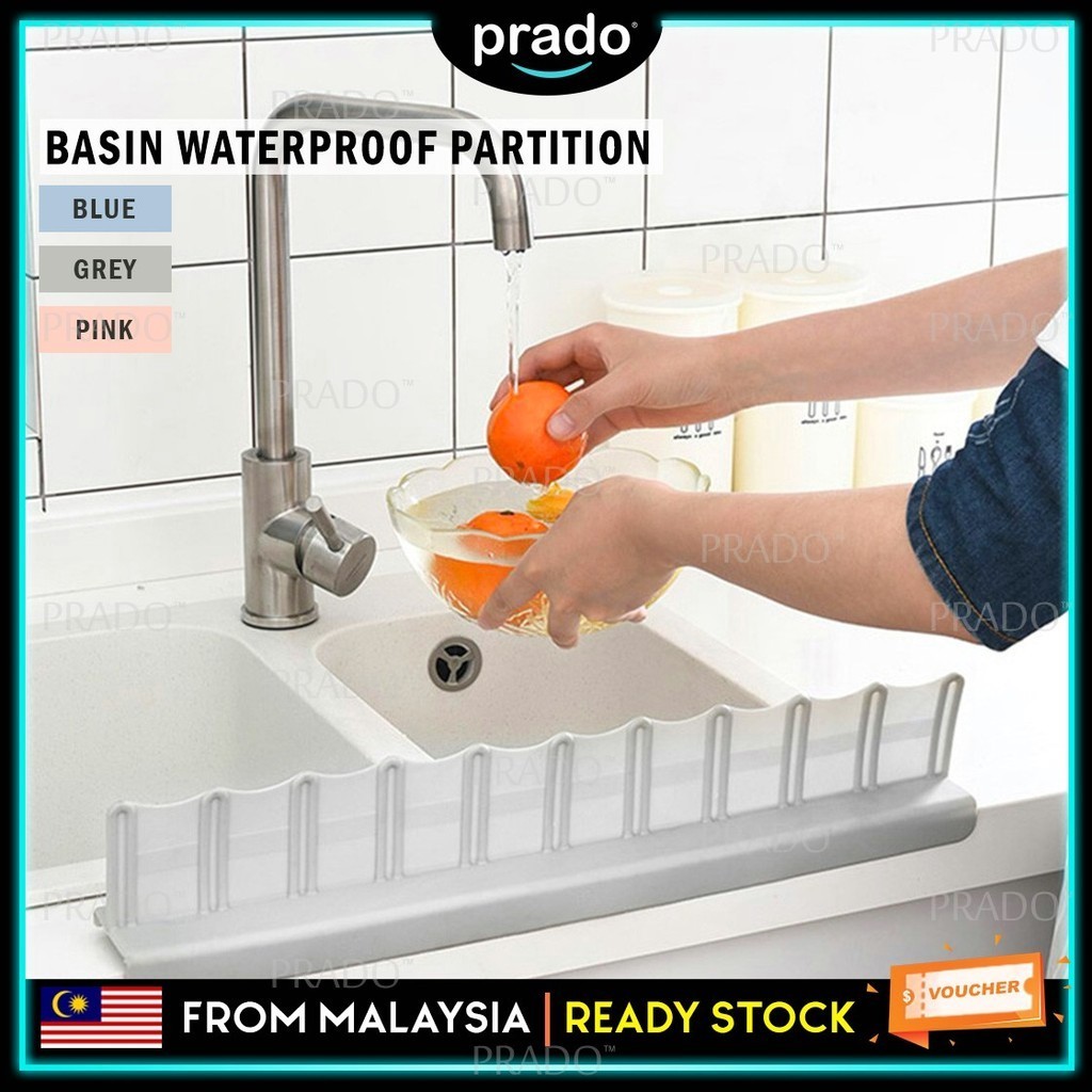 PRADO Malaysia Adjustable Soft Splash Guard Basin Water Sink Flap Block ...