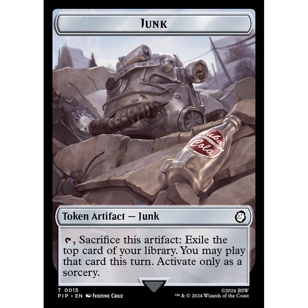 Junk // Human Knight Double-Sided Token [Fallout Tokens] | Shopee Malaysia