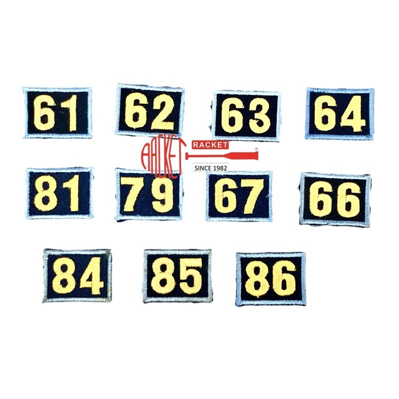 Scouts Number Badges (61-87) or Lencana Nombor Kumpulan | Shopee Malaysia