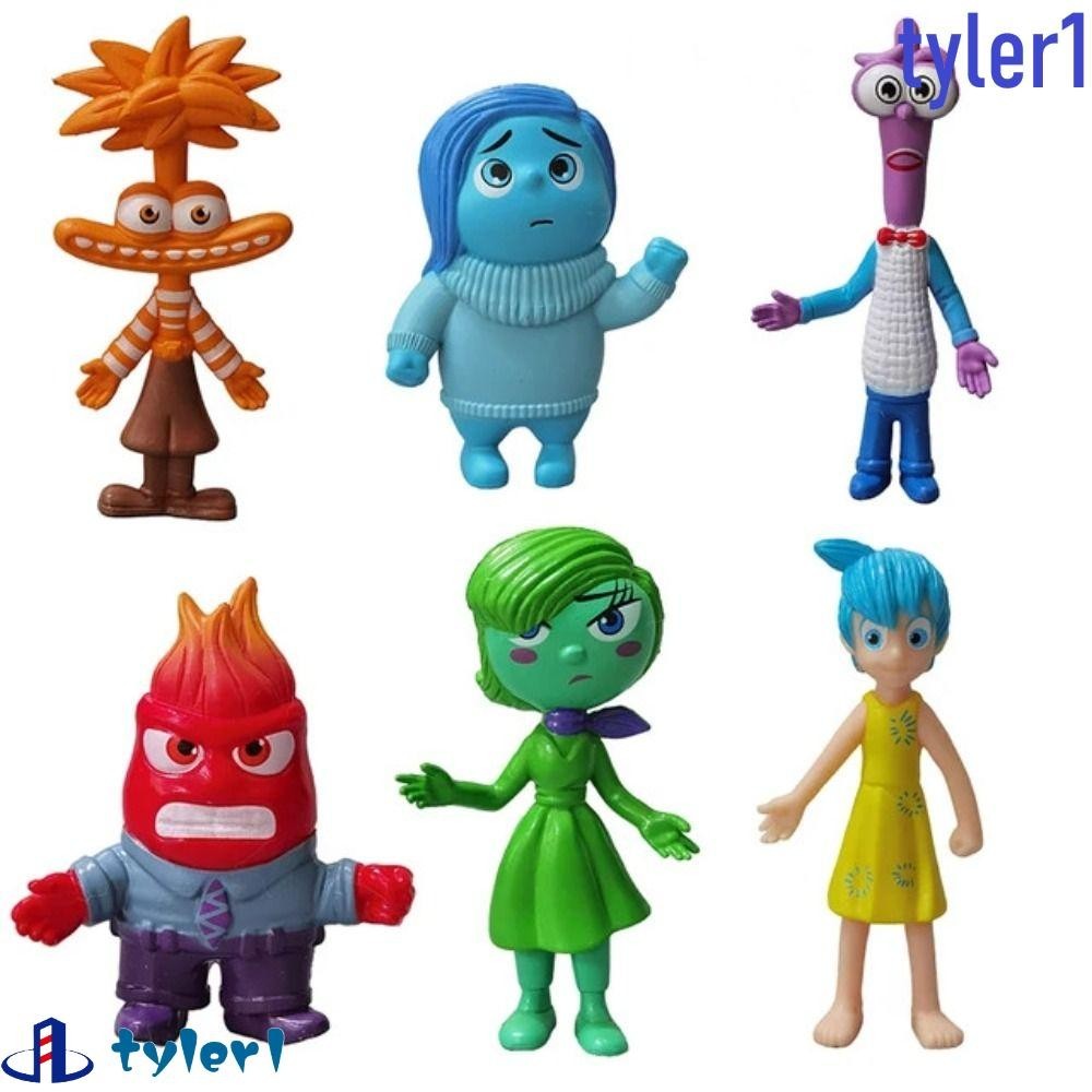 TYLER1 Sadness Angry Figurine, Anime Joy Characters Inside Out 2 Figure ...