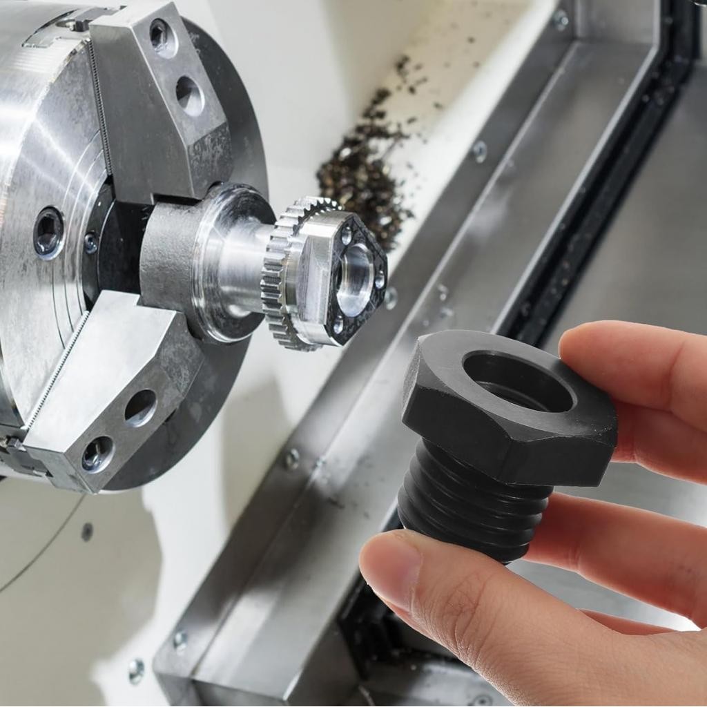 Supergoodsales Lathe Headstock Spindle Adapter 33mm Male 2.5mm Pitch ...