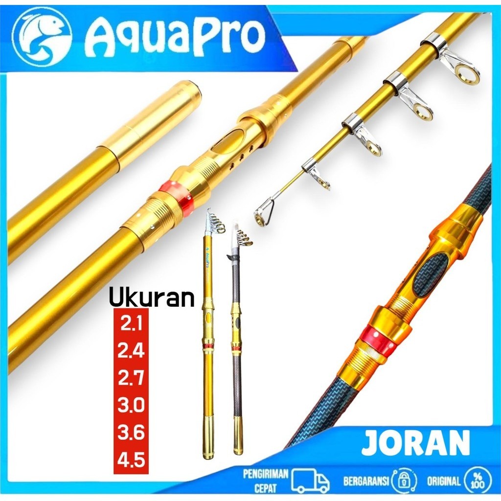 Aquapro Fishing Rod Portable High Carbon Sea Fishing Rod Telescopic Antenna Fishing Rod Portable ...