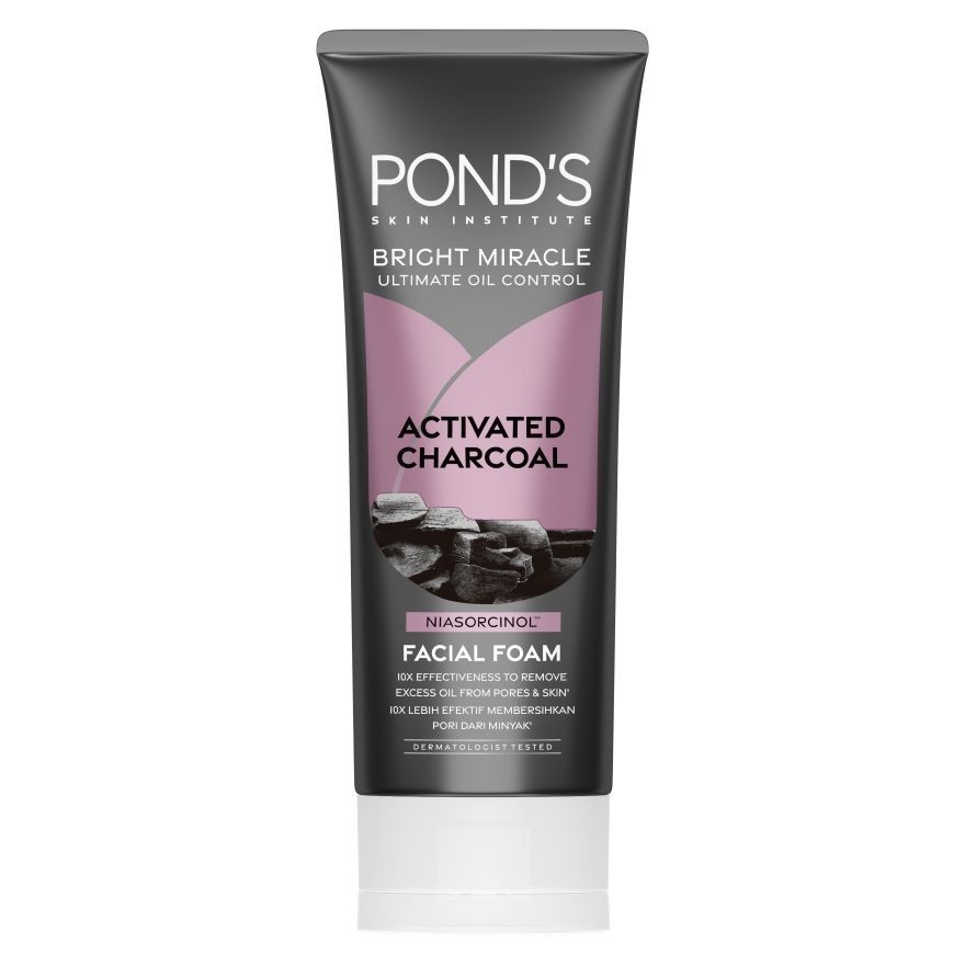PONDS Bright Miracle Ultimate Oil Control Activated Charcoal Facial ...