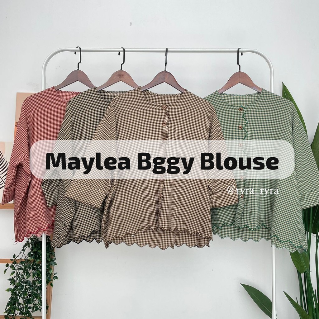 RYRA MAYLEA BAGGY BLOUSE COTTON ( READY STOCK ) | Shopee Malaysia