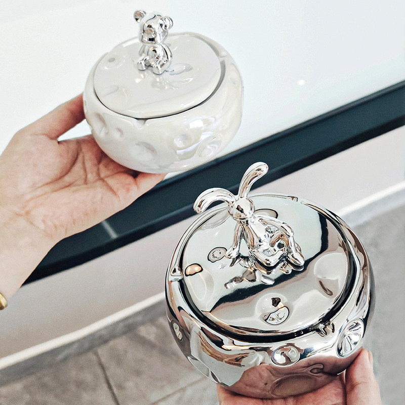 Light Luxury Cheese Ashtray Household Living Room High-End Atmosphere ...