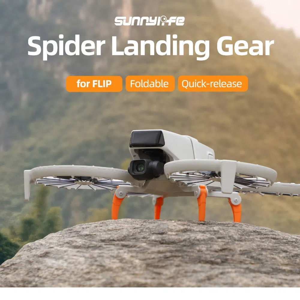 For DJI FLIP height increasing tripod accessories, foldable spider ...