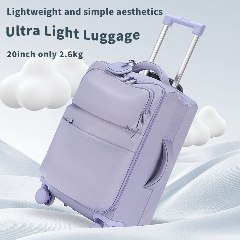 Fresh and Fashionable Color Matching Ultra Light Luggage 20inch Super ...