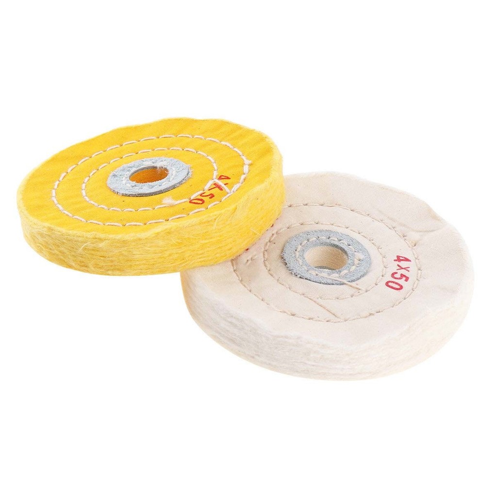 (BABYCITY-MY) 2pcs 4 Inch Buffing Soft Polishing Buffer Polish Wheel ...