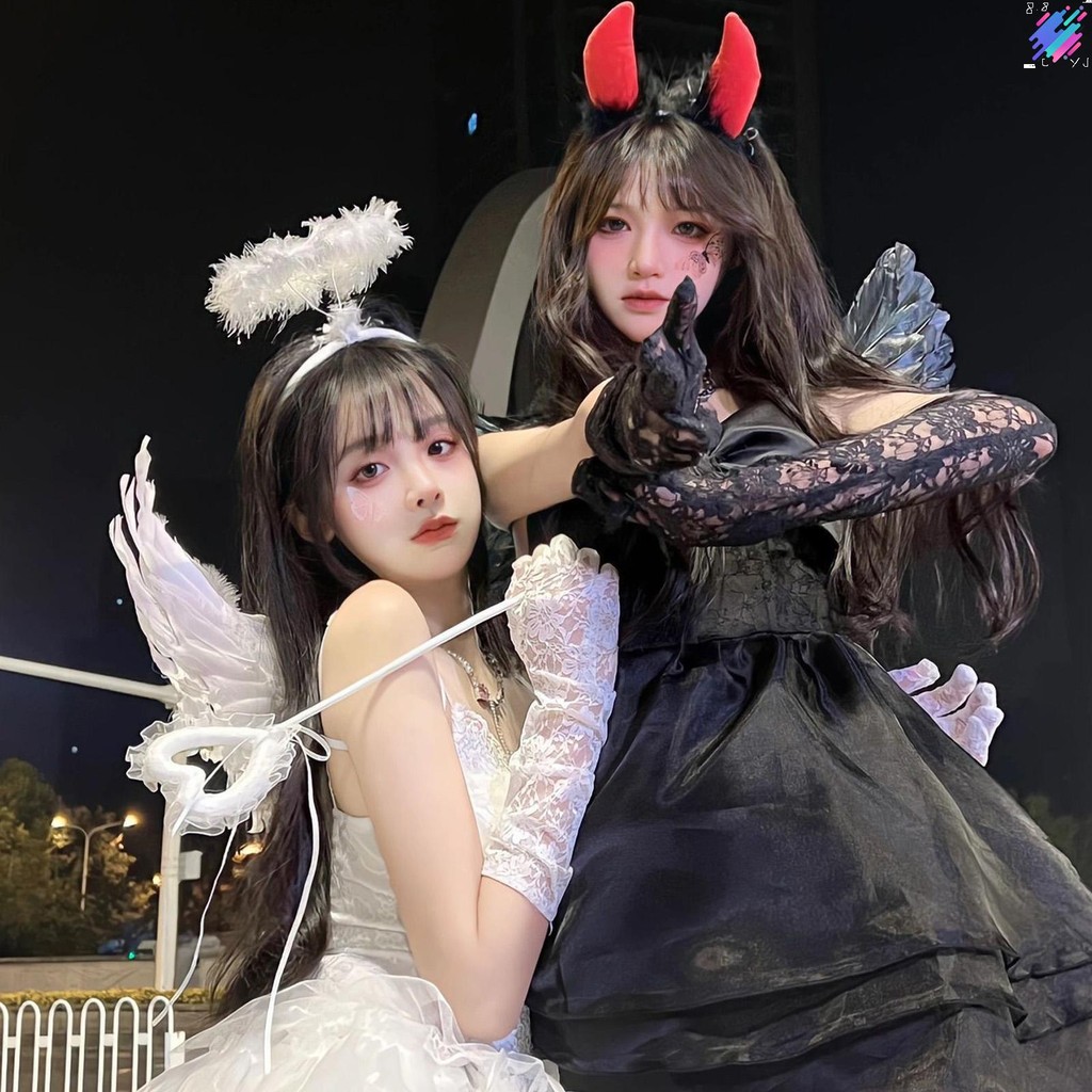 Halloween Cosplay Angel Wings Cosplay Costume Prop Angel Wings Party ...