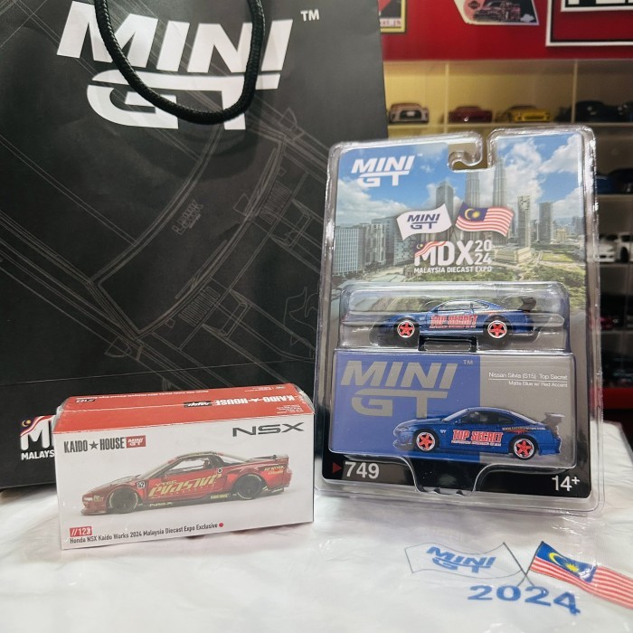 Mini GT x Kaido House Honda NSX & Nissan Silvia S15 Top Secret Malaysia ...