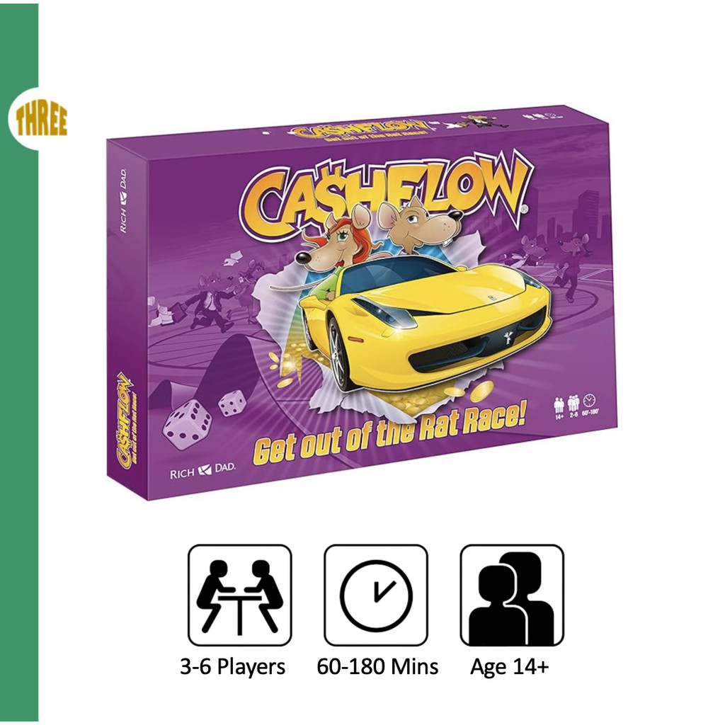 Rich Dad Cashflow Board Game Get out of the rat race Strategic ...