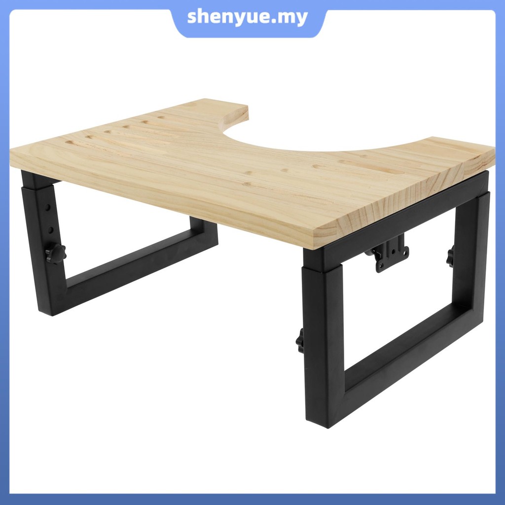 Wood Poop Stool Stable Toilet Stool Folding Adult Toilet Poop Stool for ...