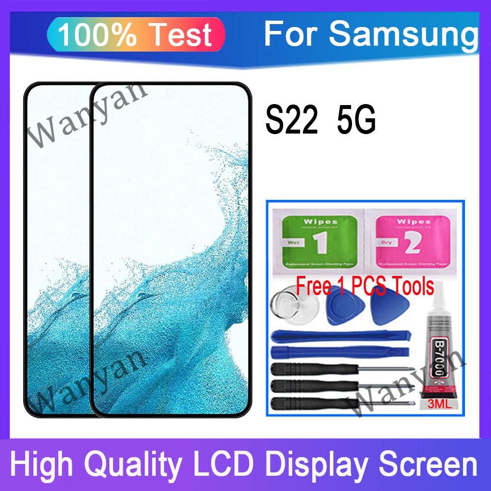 Original AMOLED Samsung Galaxy S22 5G LCD Display Touch Screen With ...