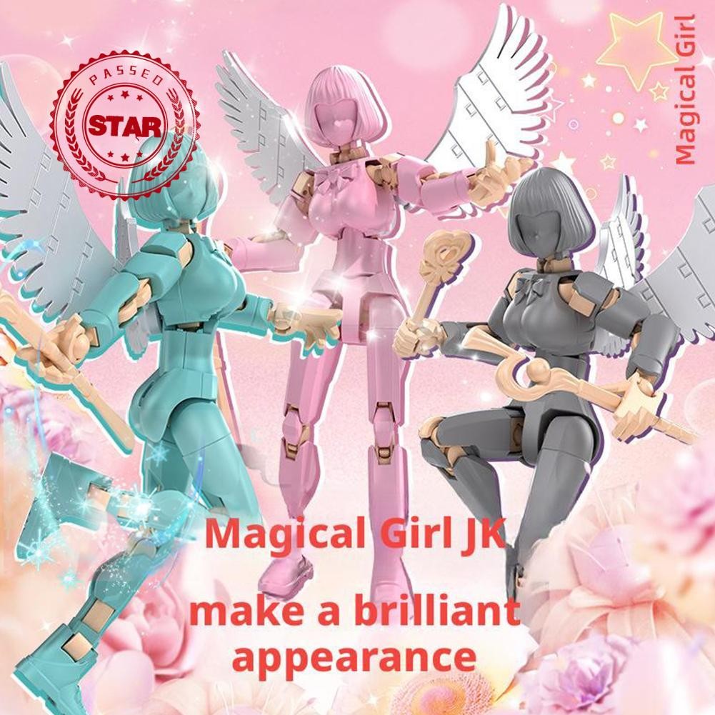 Magical Girl Wings Multi-jointed Movable Robot 3d Printed Toys Figure ...