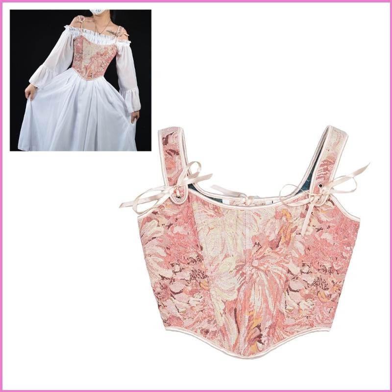 Royal Female Corset Fishbones Bustier LaceUp Waist Cincher Trimmer ...