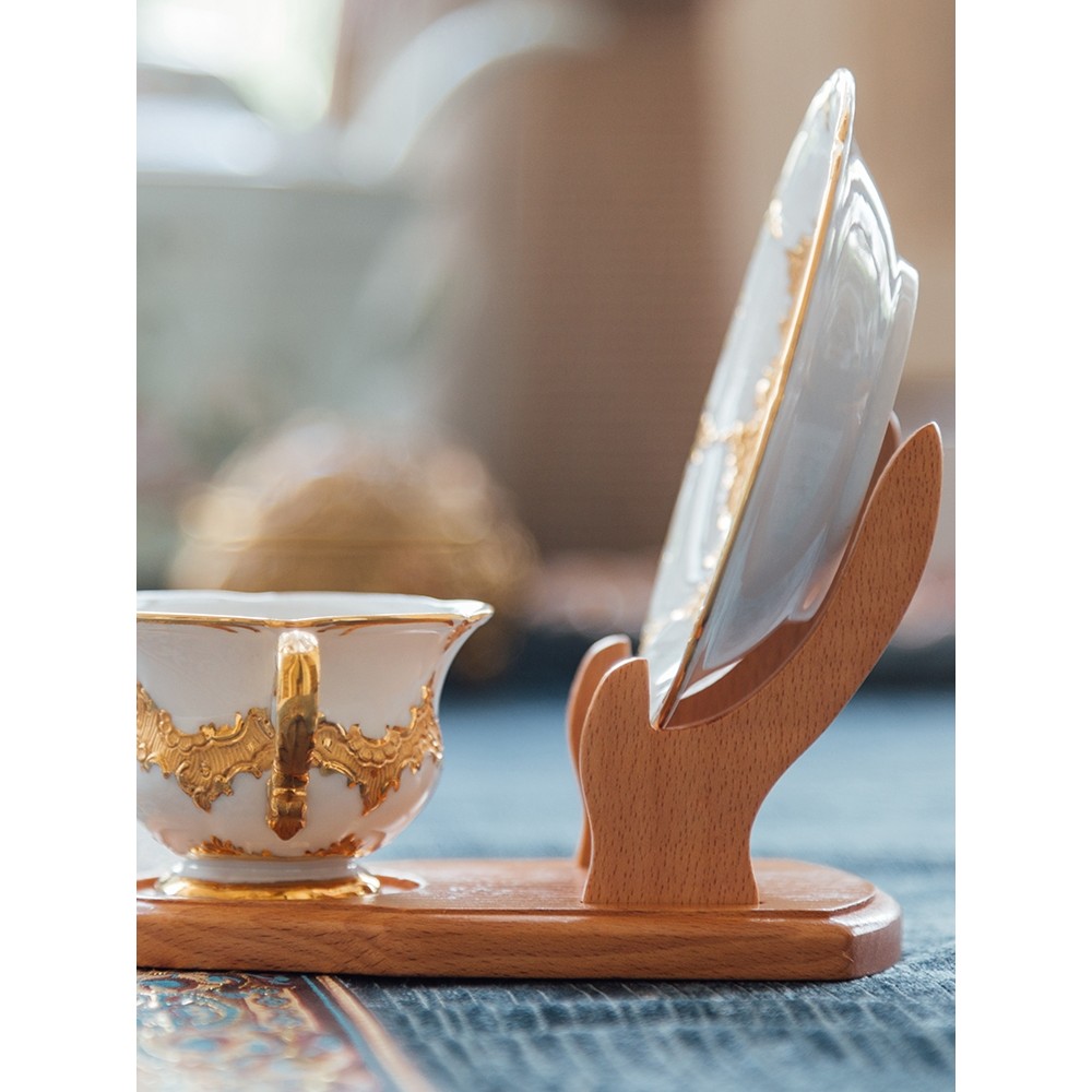 Rak Pemegang Cawan Ruang Tamu Berbilang Lapisan Isi Rumah Kayu Pepejal ...