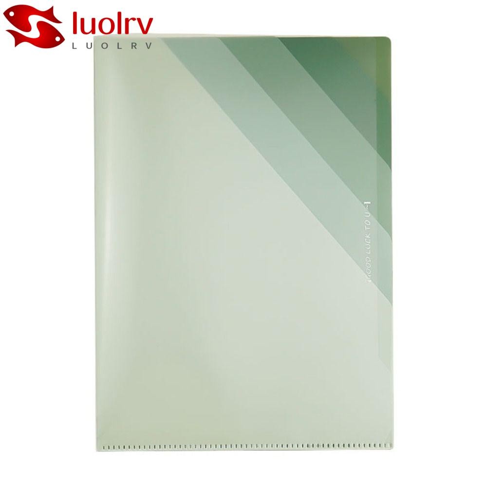 LUOLRV A4 File Folder, Gradient Color Six-Layer Test Paper Storage Clip ...