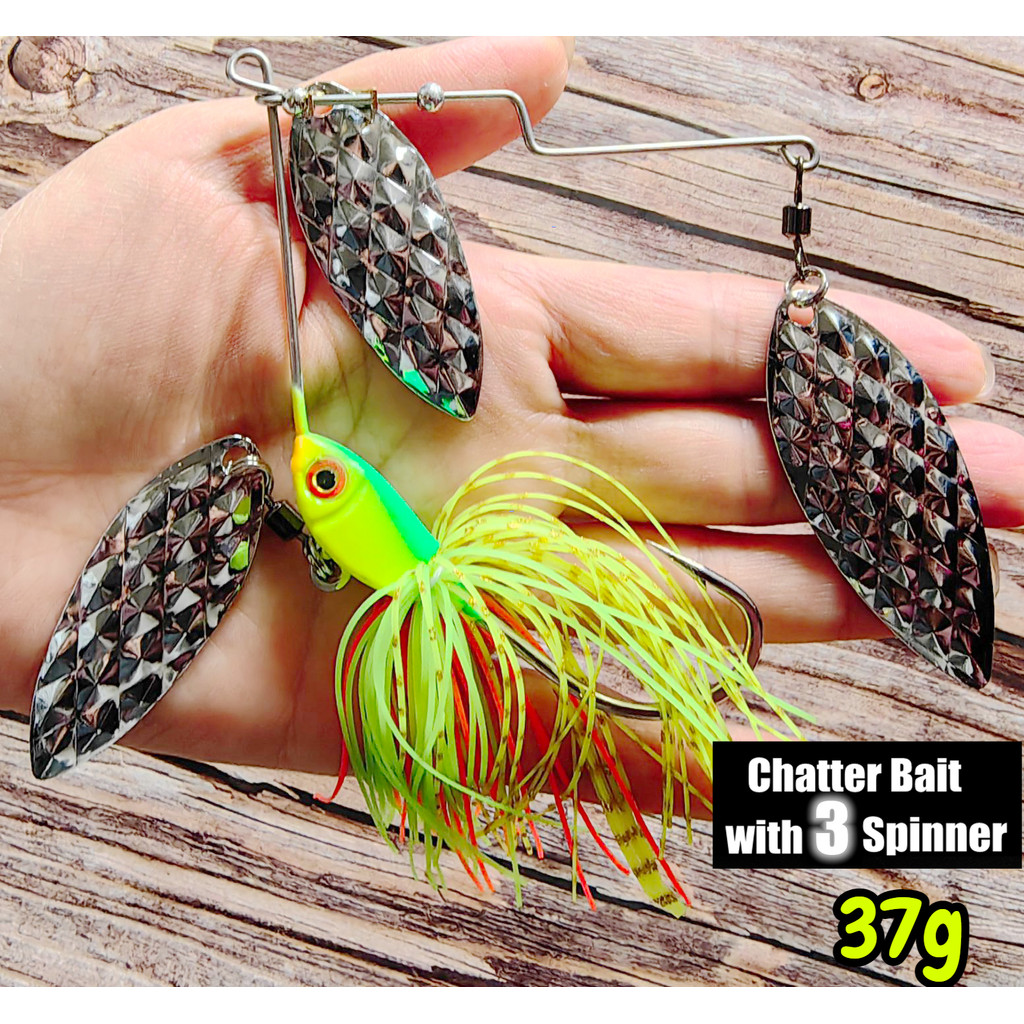 1pcs Big Buzzbait 37g Fishing Lures Weedless Fishing Lure Wobbler ...