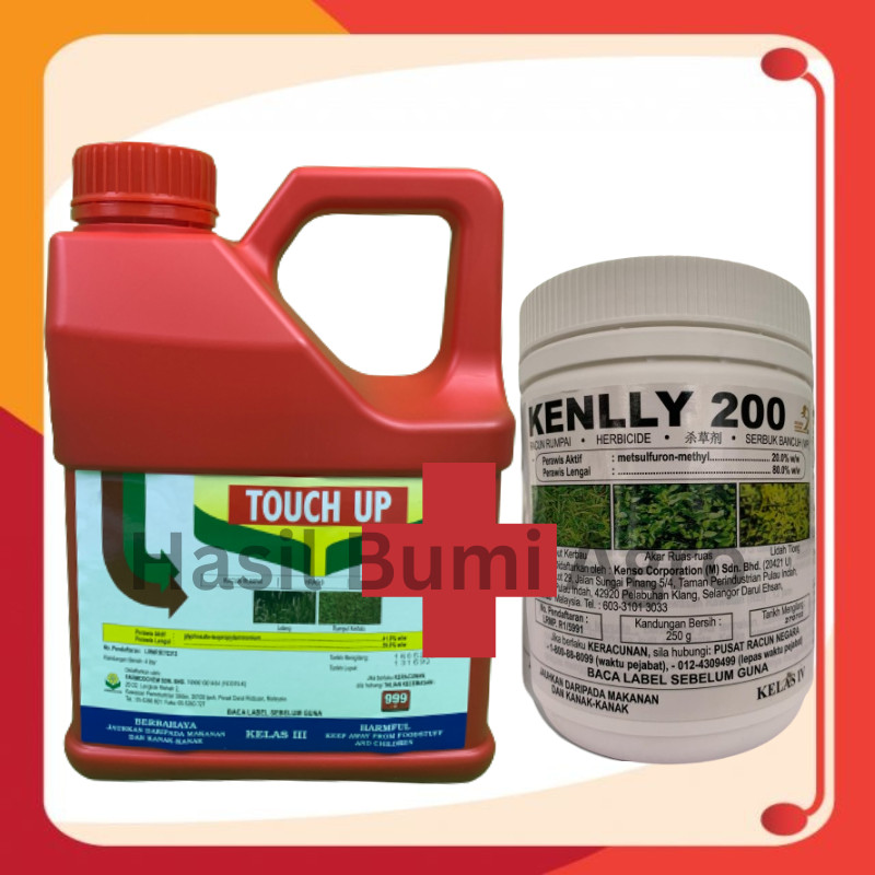 4L TOUCH UP + 250G KENLLY 200 (1 SET PACKAGE) RACUN RUMPUT KEMATIAN ...
