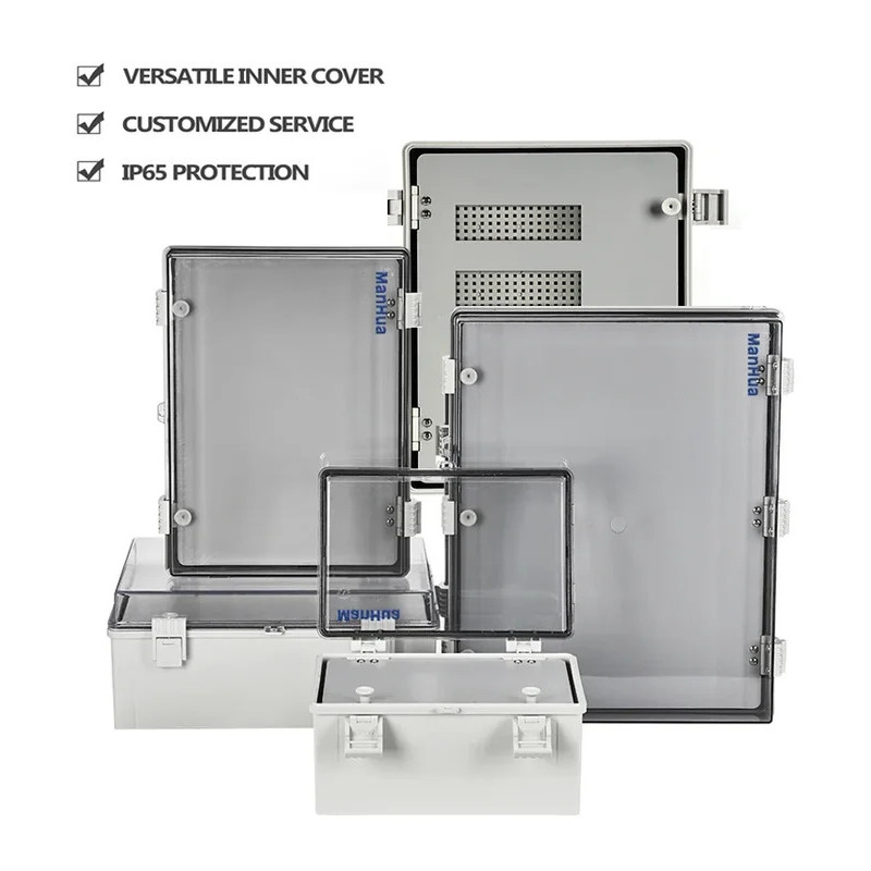 ABS Plastic Enclosure with Hasp Electrical Instrument Sealed Outdoor ...