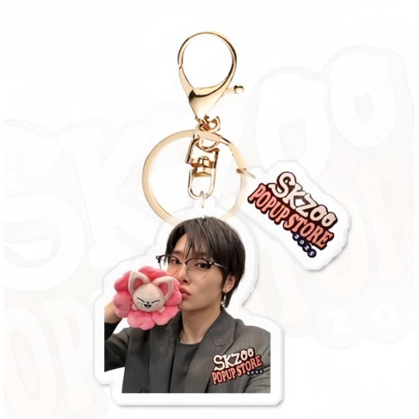Stray Kids SKZOO Album GIANT Key Ring Acrylic Keychain Accessory Bang ...