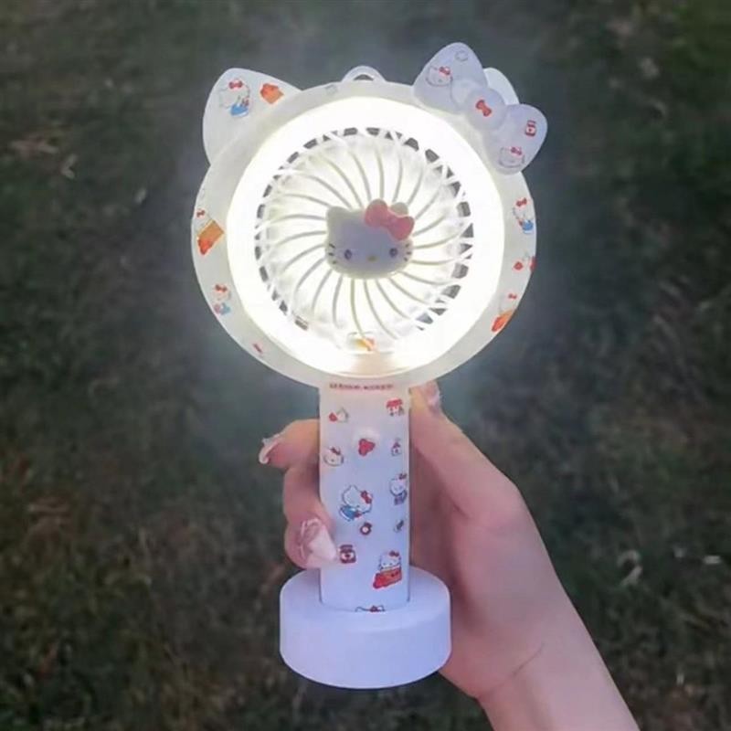 New Cartoon Cute Handheld Fan Rechargeable Mini Fan Portable Portable ...