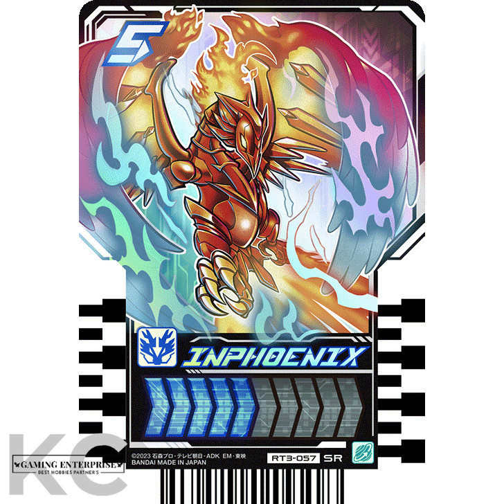 Bandai Kamen Rider Gotchard DX Ride Chemy Trading Card RT3-057 RT3-058 INPHOENIX 假面骑士歌查德 DX卡牌 ...