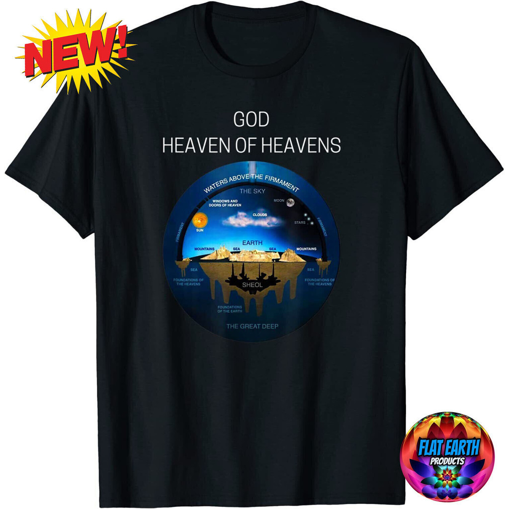 Flat Earth Map T-Shirt Model Black Psalm 19:1 Heavens Declare The Glory ... Flat Earth Map T-Shirt Model Black Psalm 19:1 Heavens Declare The Glory ...