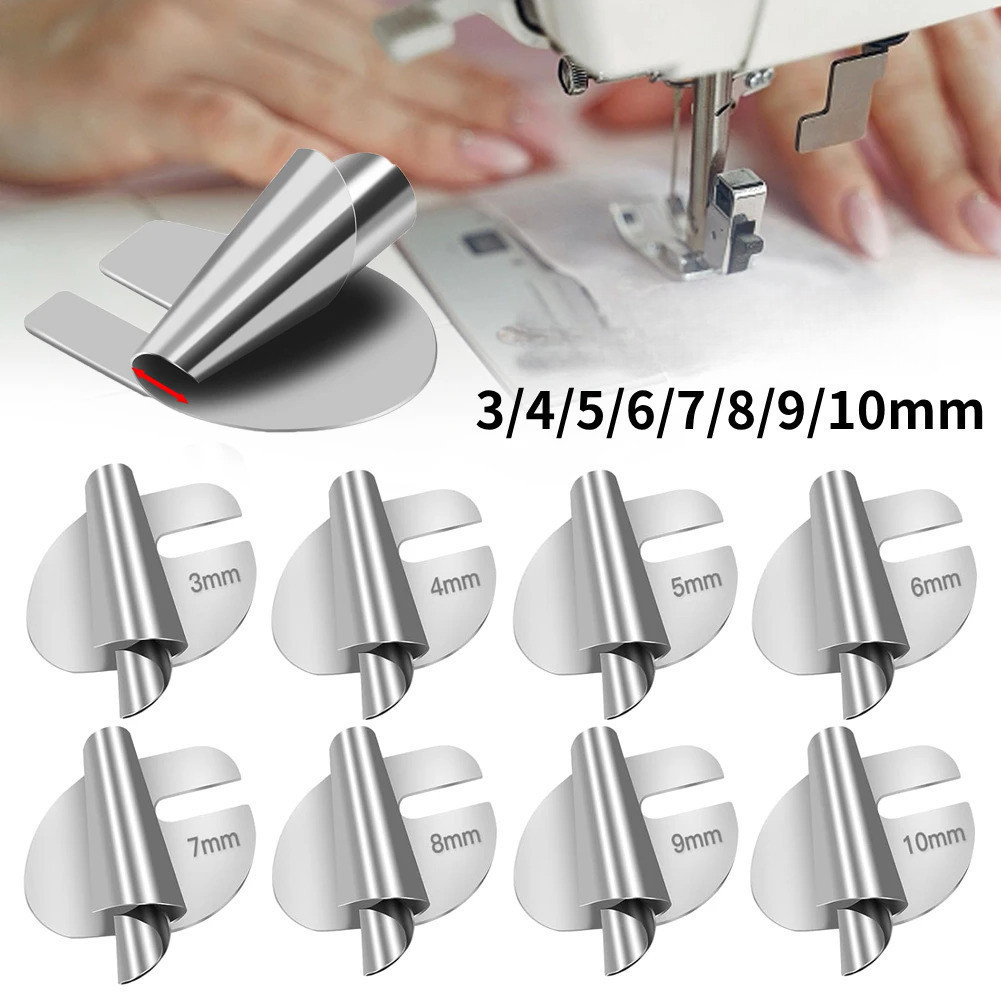 1PCS 3-10mm Sewing Rolled Hemmer Puller Stainless Steel Old Sewing ...
